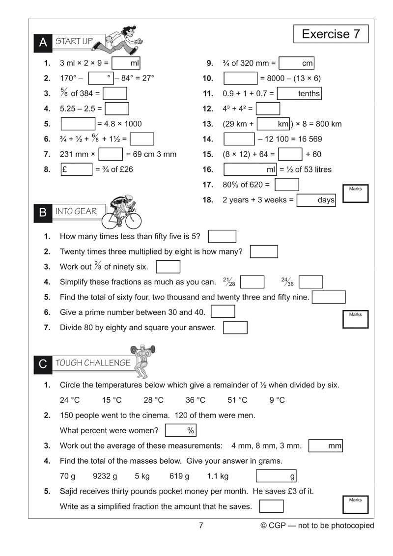 Cgp Year 6 Maths Workout Answers | EOUA Blog